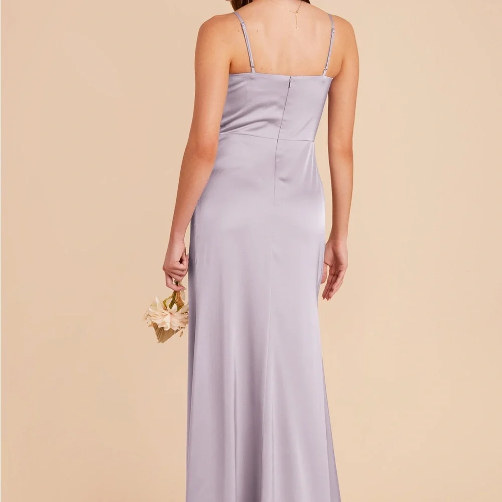 Birdy Grey | Dresses | Birdy Grey Lavender Satin Cowl Bridesmaid ...